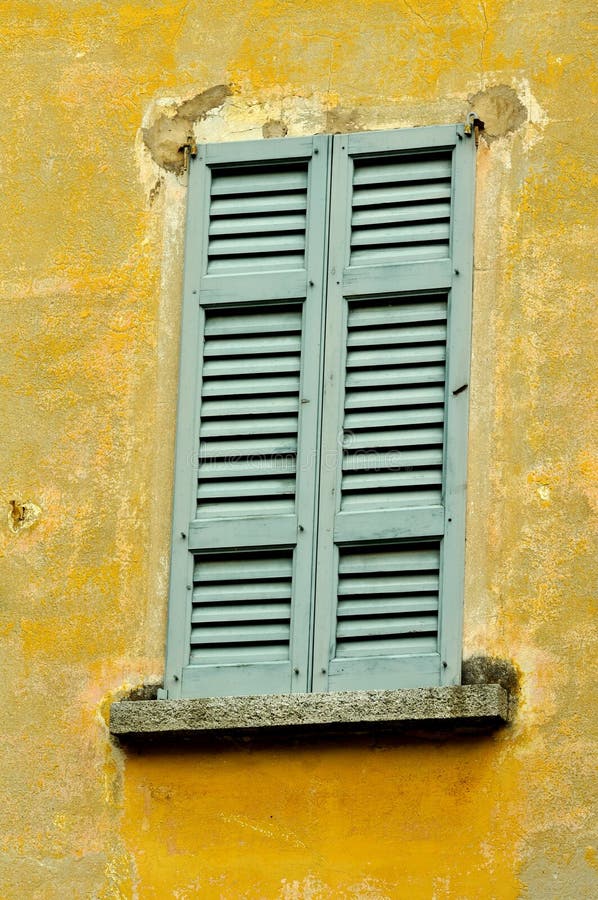 Window with closed shutter stock photo. Image of windows - 14486704