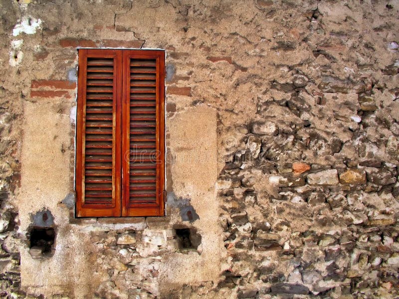 Window With Closed Shutters Picture. Image: 3009838