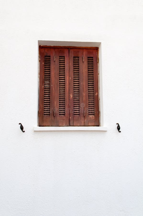 Window with Closed Shutters Stock Photo - Image of shutters, isolated ...