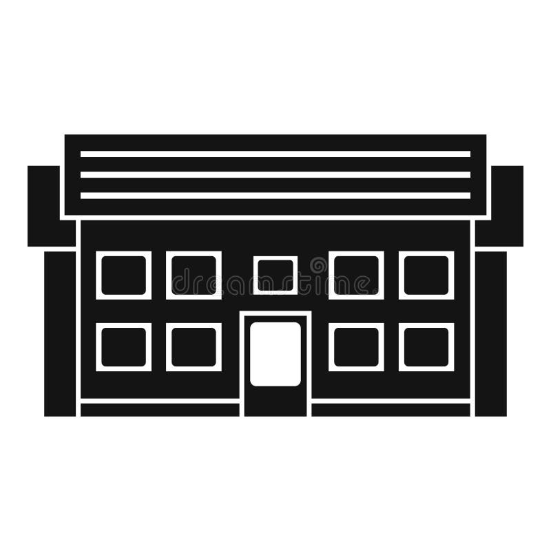 Window Cottage Icon, Simple Style Stock Vector - Illustration of ...