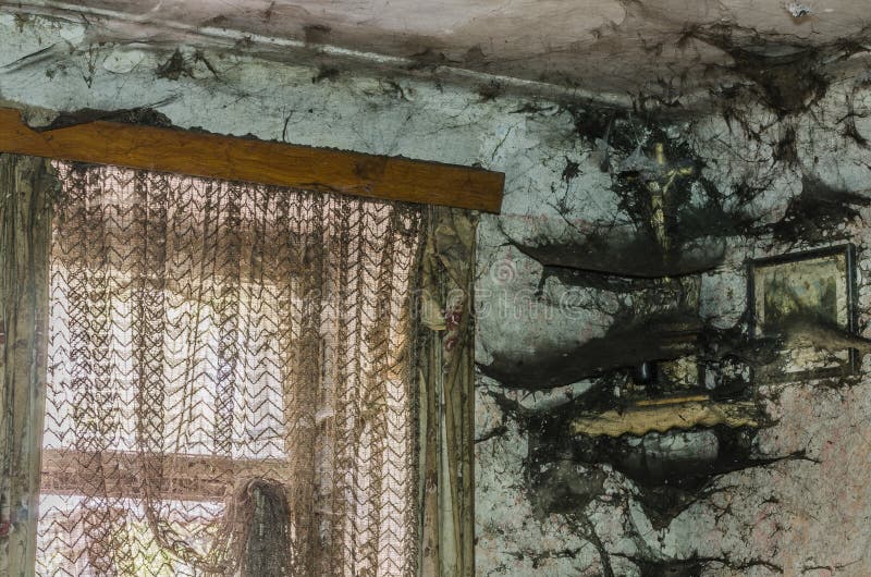 Window and Cross in a Corner Stock Image - Image of exploration ...