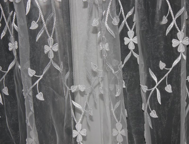 Window Curtain Transparent Texture Original Pattern Stock Photos - Free ...