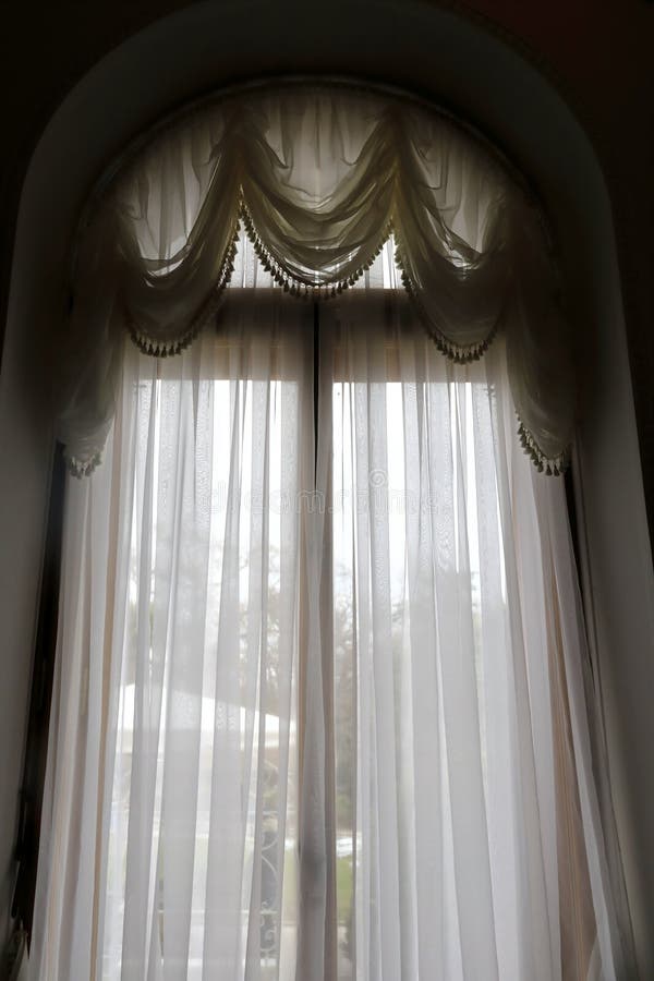 Window with Curtains in Livadia Palace Stock Photo - Image of decor ...
