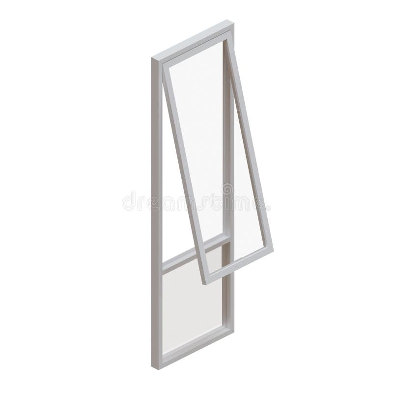 Window 3d Render Design Element Stock Illustration - Illustration of ...