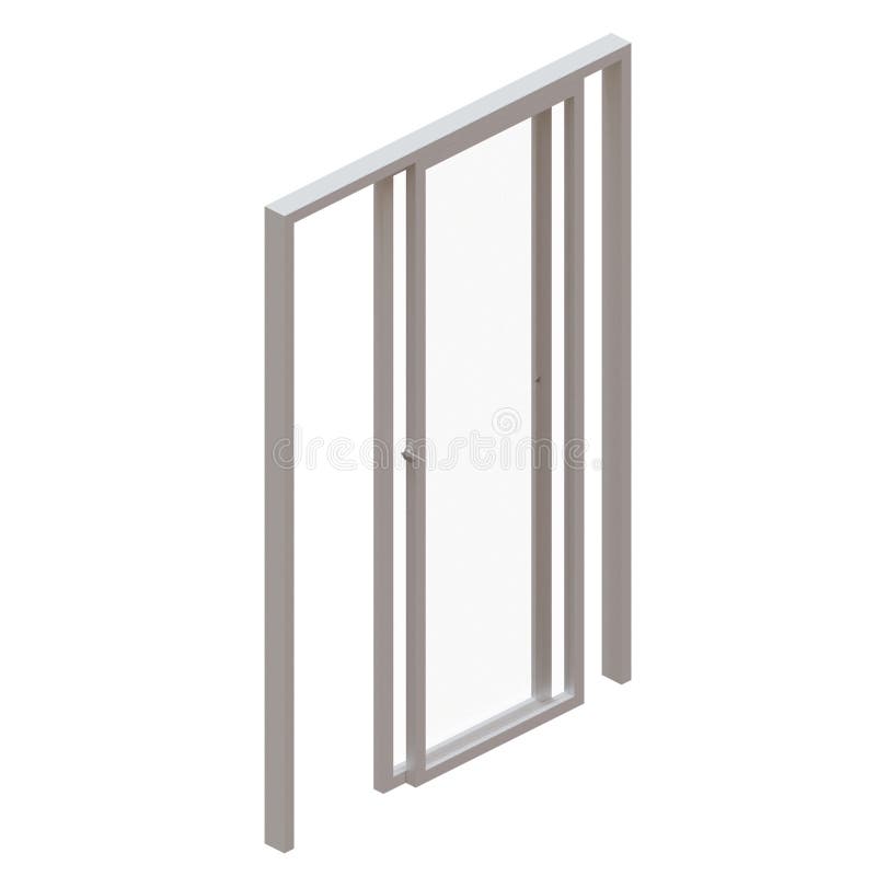 Window 3d Render Design Element Stock Illustration - Illustration of ...