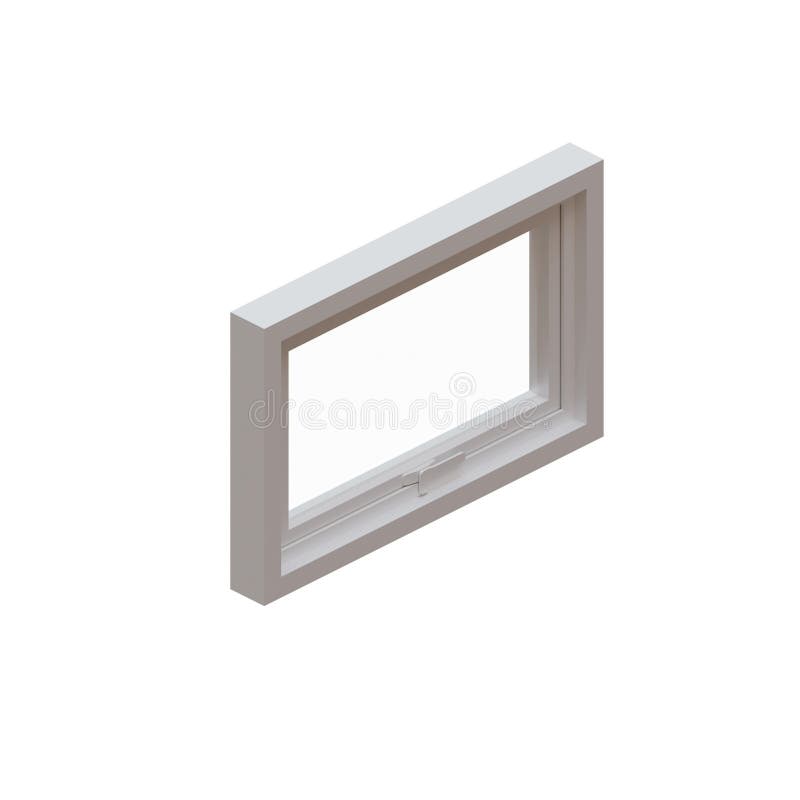 Window 3d Render Design Element Stock Illustration - Illustration of ...