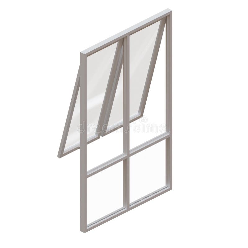 Window 3d Render Design Element Stock Illustration - Illustration of ...