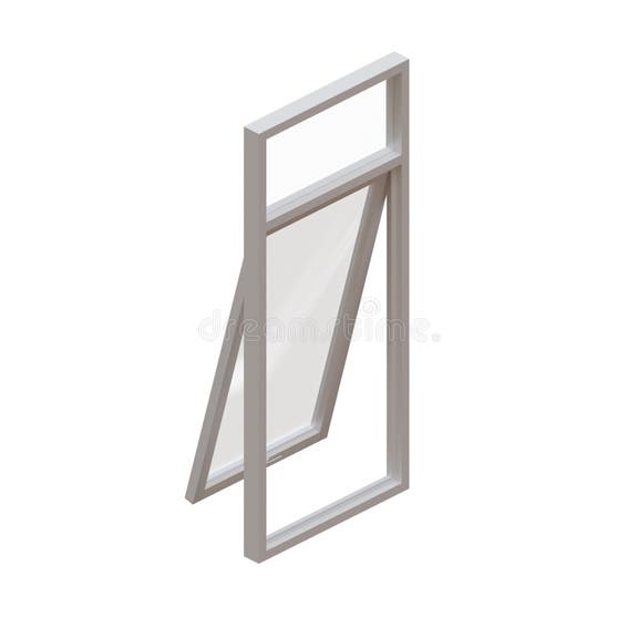 Window 3d Render Design Element Stock Illustration - Illustration of ...