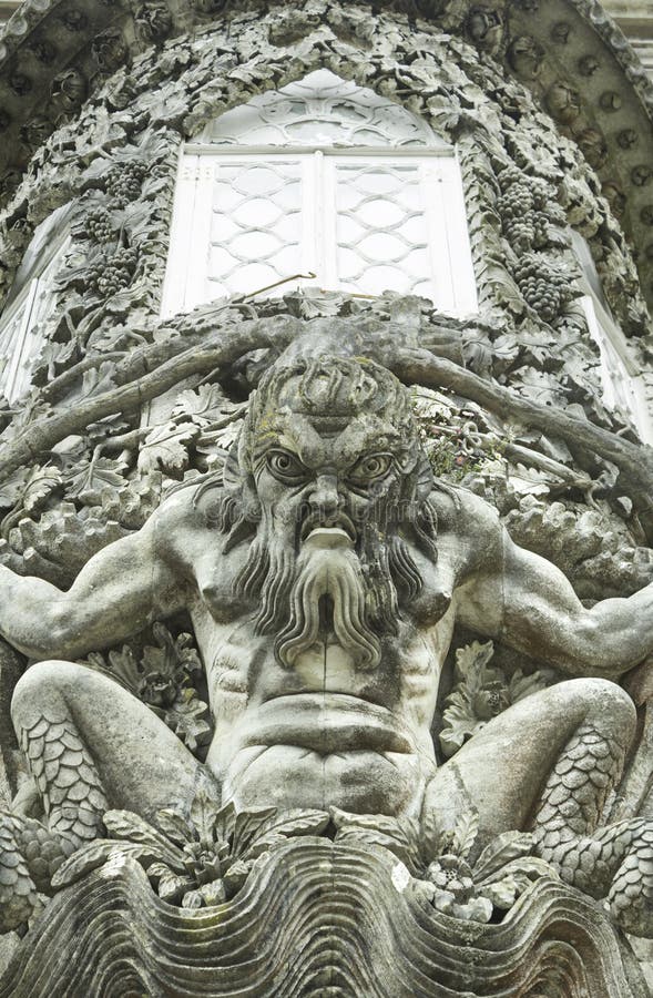 Window with demon stock photo. Image of nature, landmark - 42350942