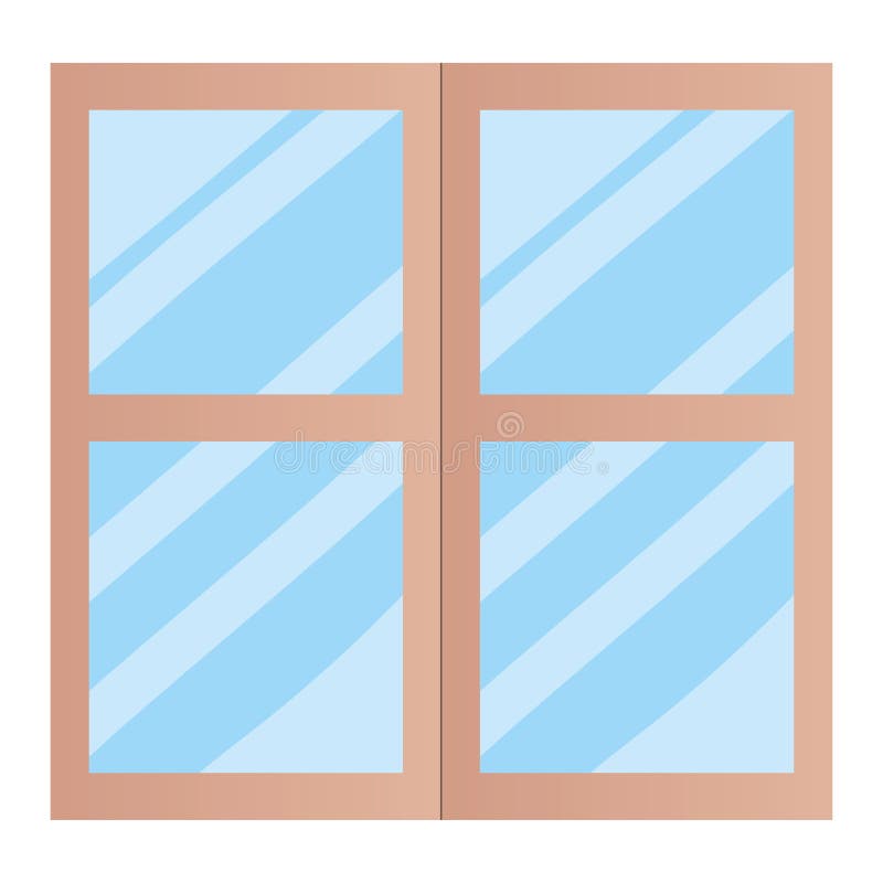 Isolated Home Window Vector Design Stock Vector - Illustration of ...