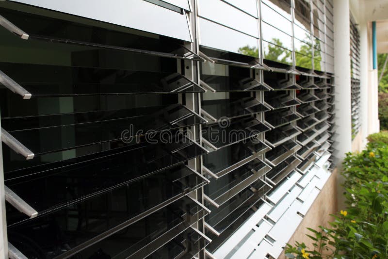 Window Design in the Building Stock Image - Image of urban, exterior ...