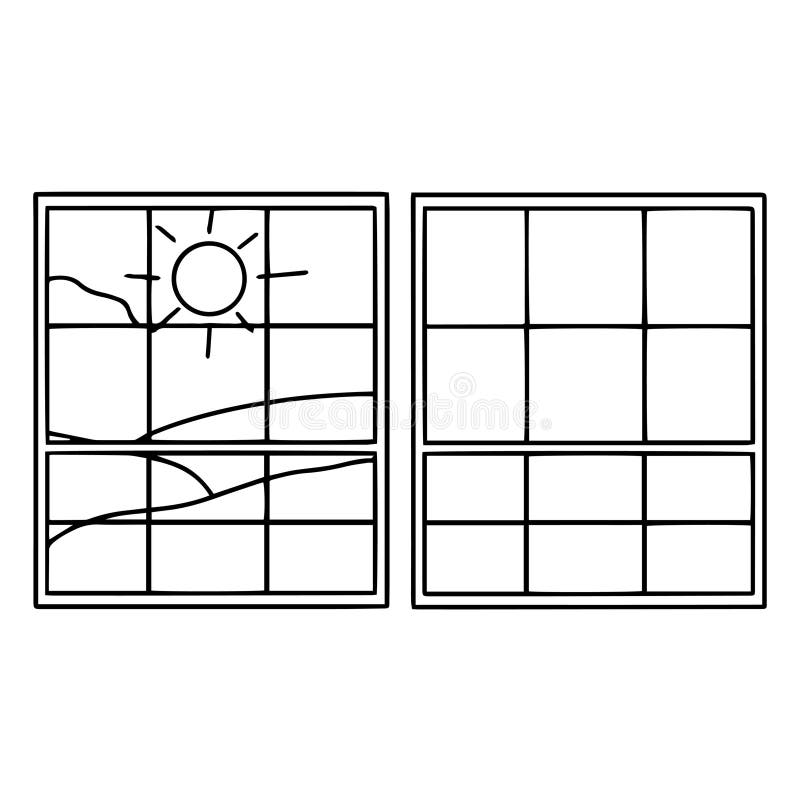 Window Icon Vector Logo Design Template. Vector Creative Symbol in ...