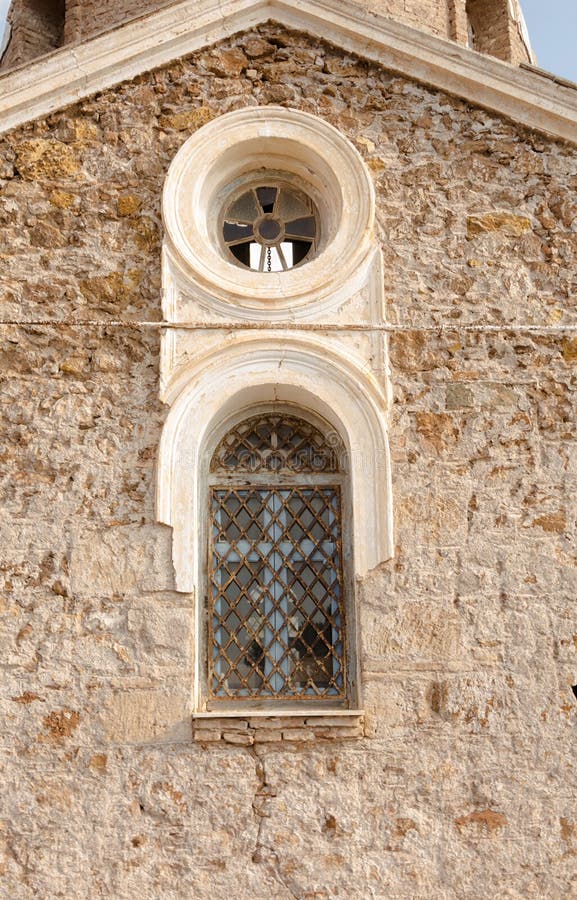 Window Detail of a Small Old Stone Temple Stock Image - Image of ...