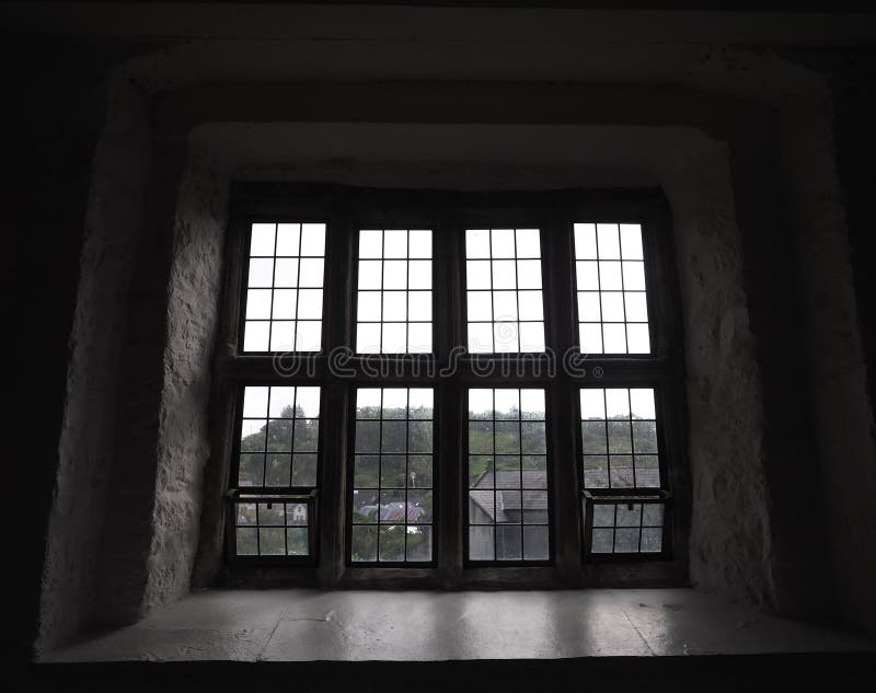 Window in Donegal Castle Donegal Ireland Stock Image - Image of stone ...