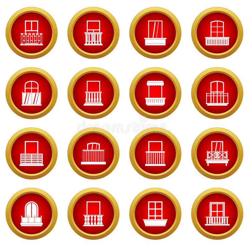 Window Forms Icon Red Circle Set Stock Illustrations – 5 Window Forms ...