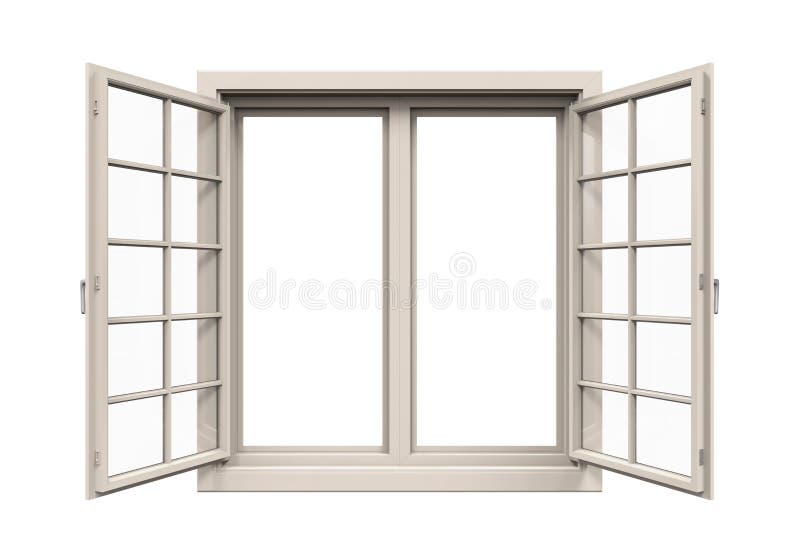 Window Frame Isolated stock illustration. Illustration of design - 77131615