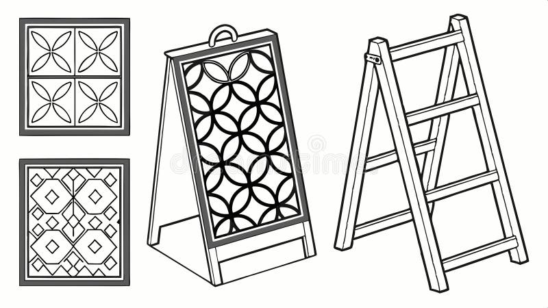 Window Frame Pattern, Architectural Detail and Design Element Vector ...