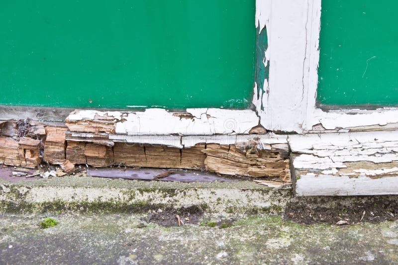 Window frame rot stock photo. Image of interior, winter - 54694646