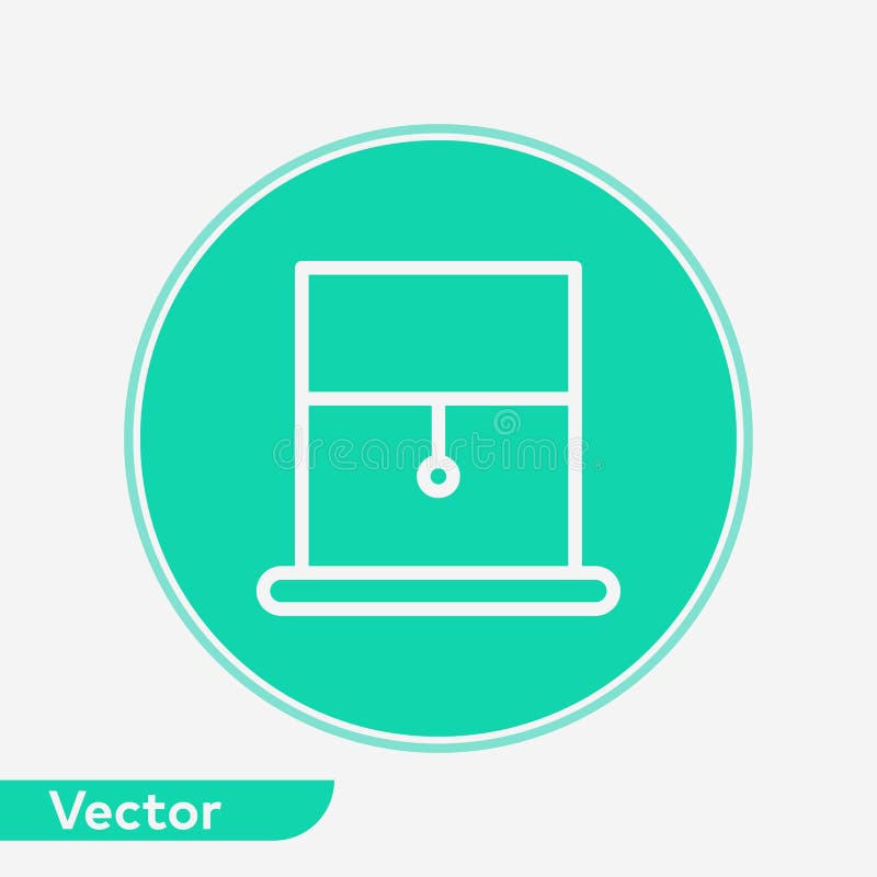 Window Frame Vector Icon Sign Symbol Stock Vector - Illustration of ...