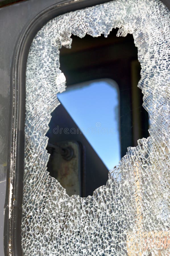 Broken window stock photo. Image of damaged, front, desolate - 2850574