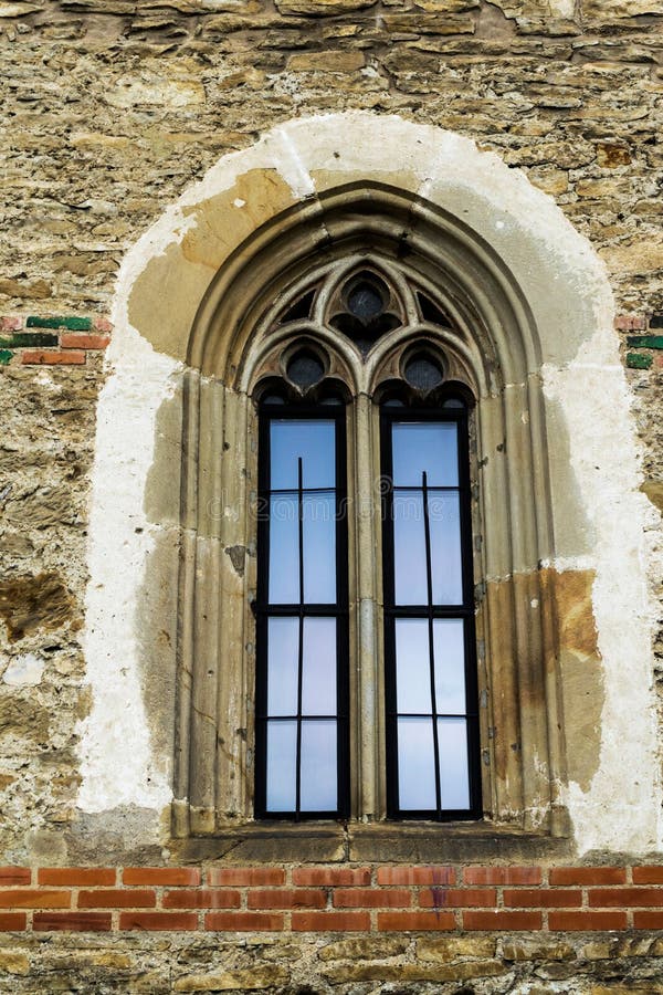 Window in gothic style stock image. Image of castle - 177728771