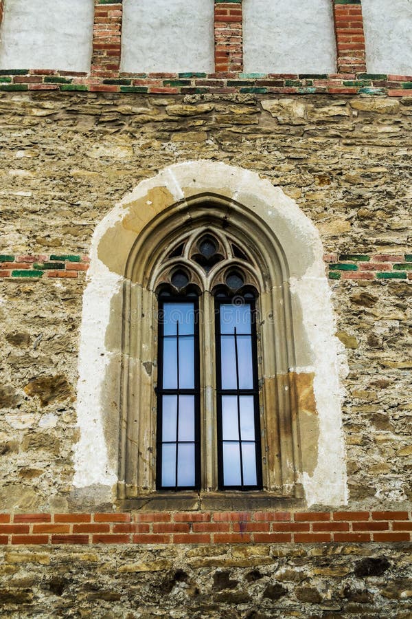 Window in gothic style stock image. Image of brick, landmark - 177732695