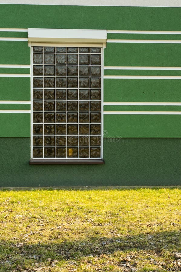 Window and green wall stock image. Image of square, line - 38424331