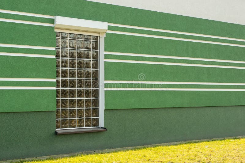 Window and green wall stock photo. Image of exterior - 38424332