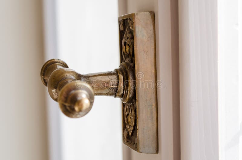 Window Handles stock photo. Image of gray, pine, handle - 50543572