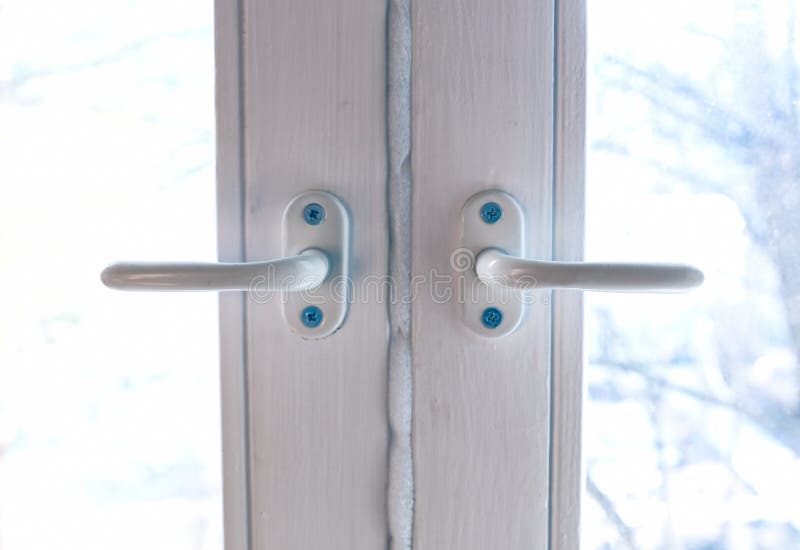 Window handles stock image. Image of glazed, lifter, indoors - 57463821