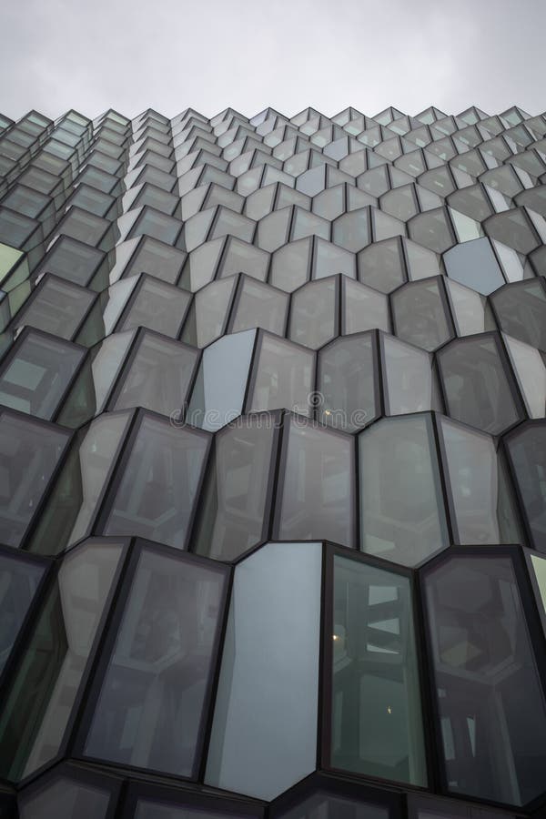 Window at the Harpa editorial image. Image of concert - 164691080