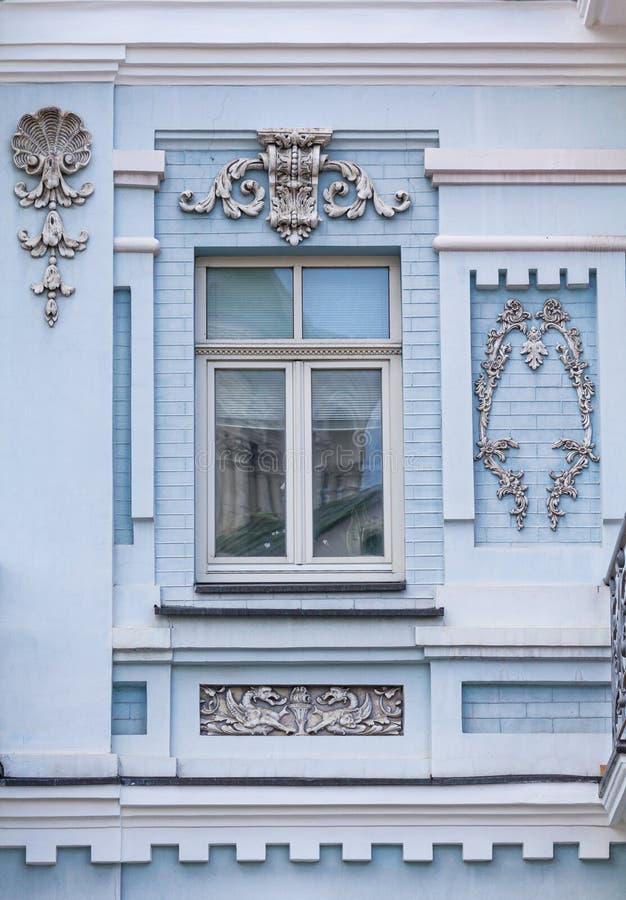 Window of a Historic Building in the Classical Style Stock Image ...