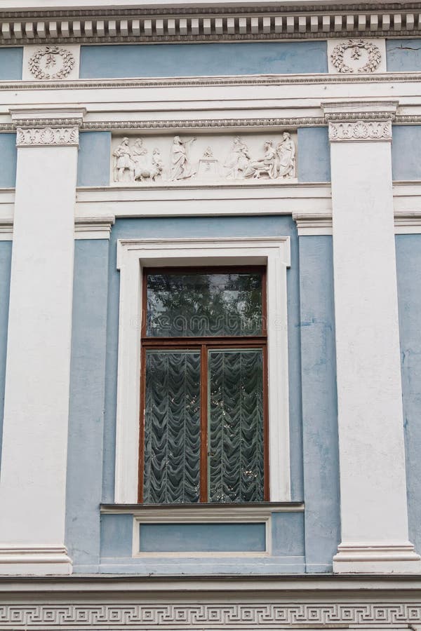 Window of a Historic Building in the Classical Style Stock Image ...