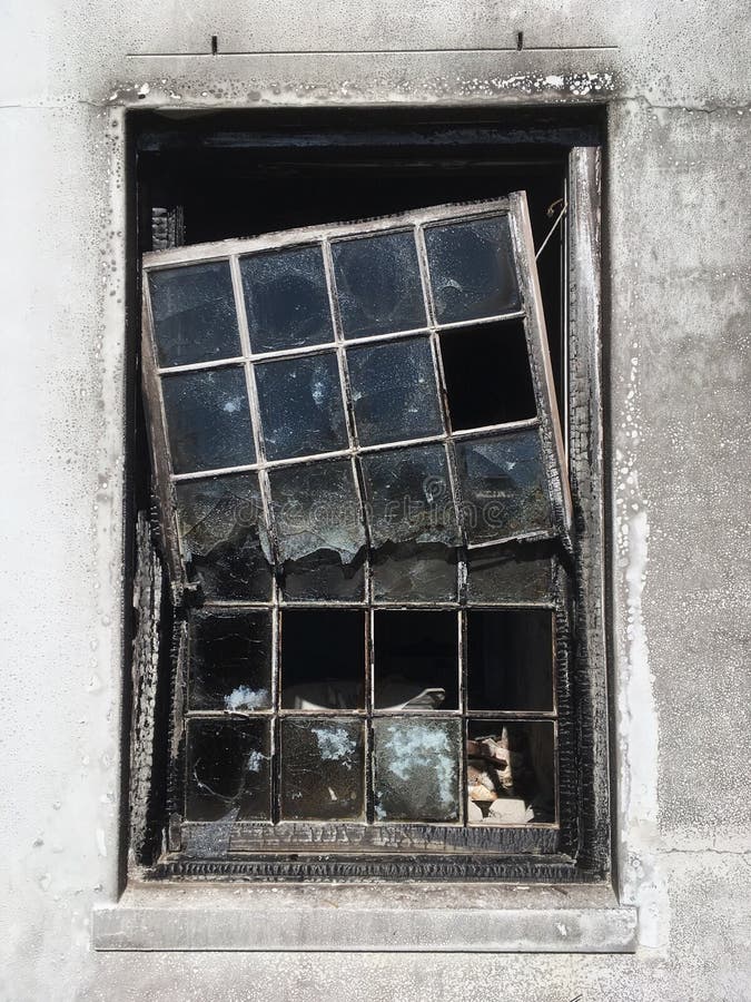 Fire damage stock photo. Image of damaged, damage, window - 125248490