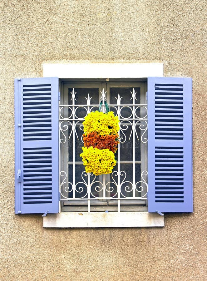 Window with hydrangeas stock photo. Image of flower, color - 22326992