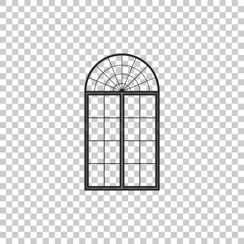 Window Icon Isolated on Transparent Background Stock Vector ...