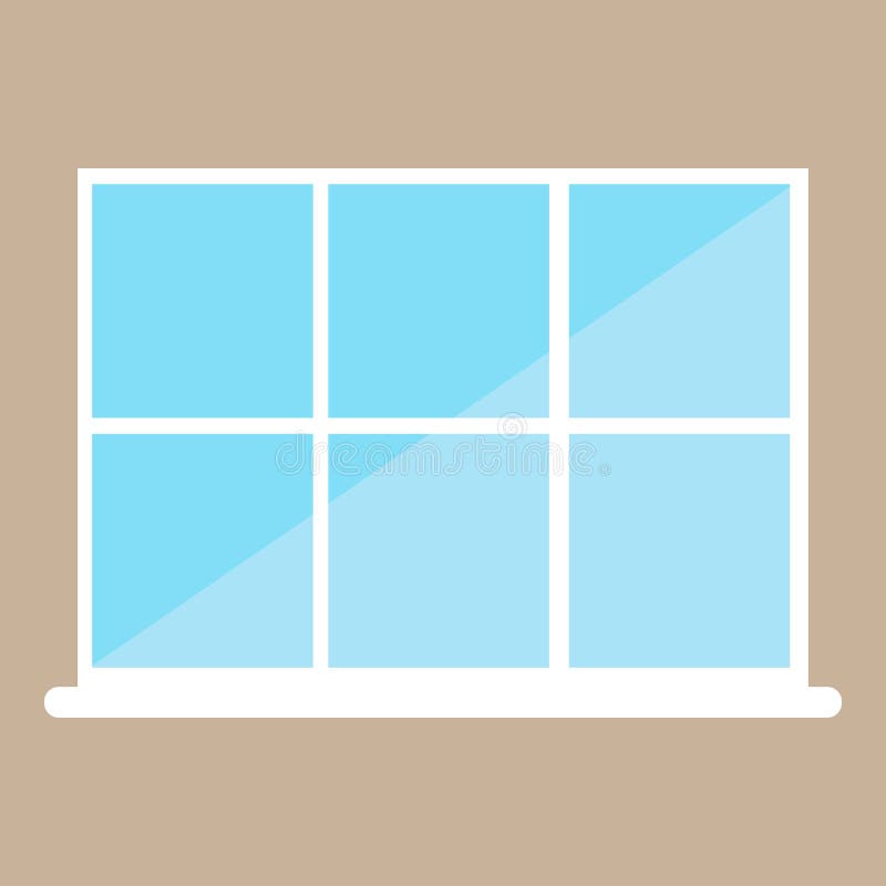 Window Icon. Vector Illustration of a Window Stock Vector ...