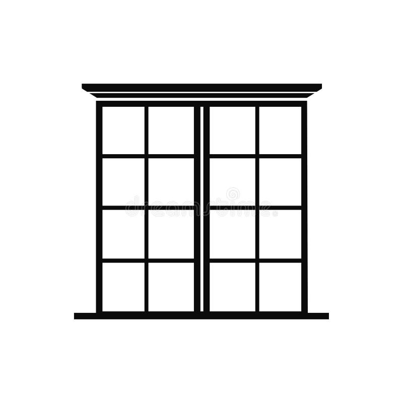 Window Icon Sketch Stained Glass Architectural Design. Isolated Stock ...
