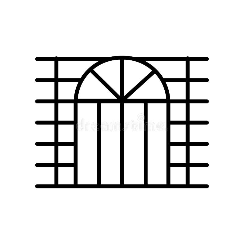 Window Icon Vector Isolated on White Background, Window Sign , Thin ...