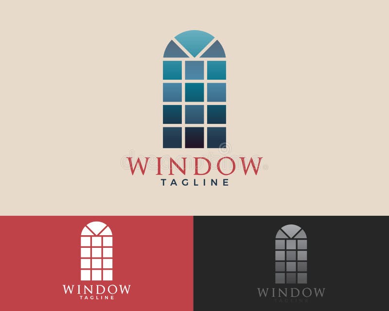 Window Icon Vector Logo Template Stock Vector - Illustration of window ...