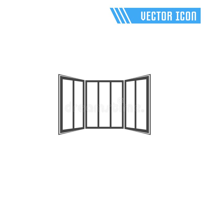 Window Icon Set, Vector Symbol. Stock Vector - Illustration of logo ...