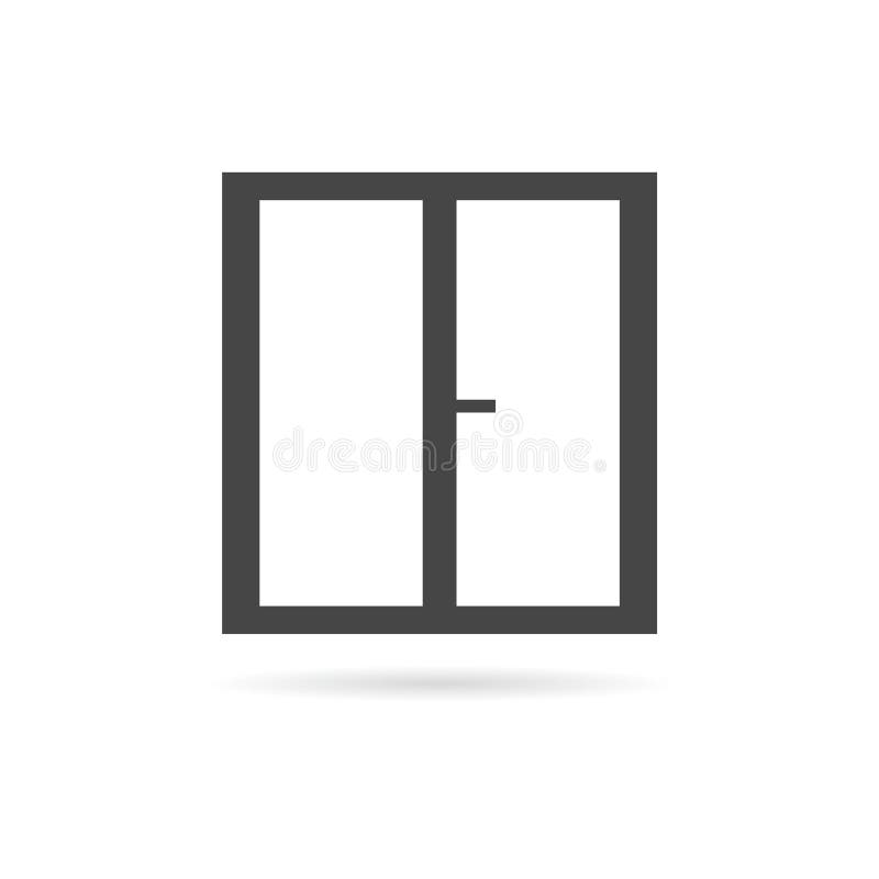 Window icon stock vector. Illustration of design, looking - 109620260