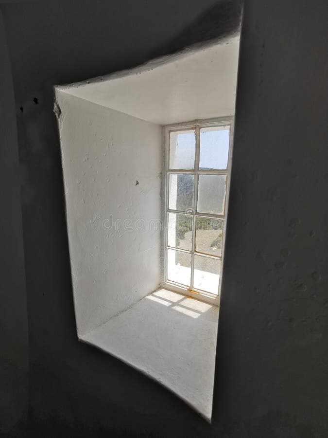 Window Inside the Cape Bruny Lighthouse. Stock Photo - Image of bruny ...