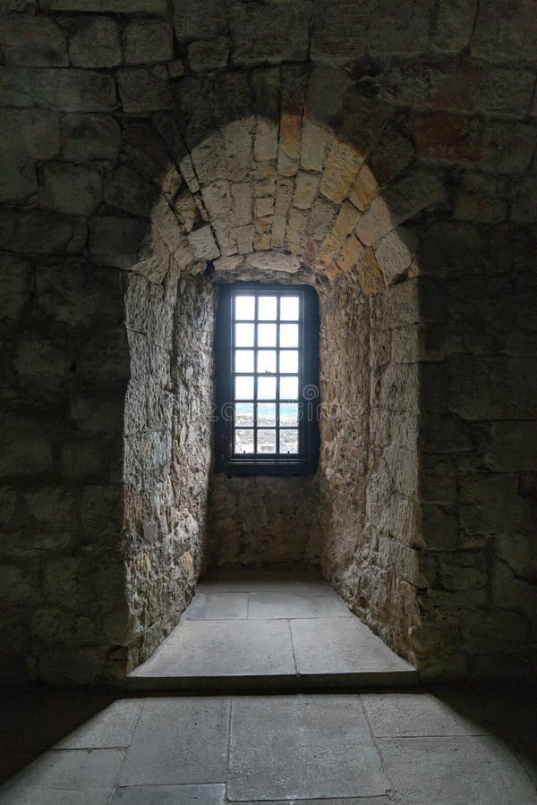 Window Inside Castle Campbell Stock Photo - Image of ochil ...