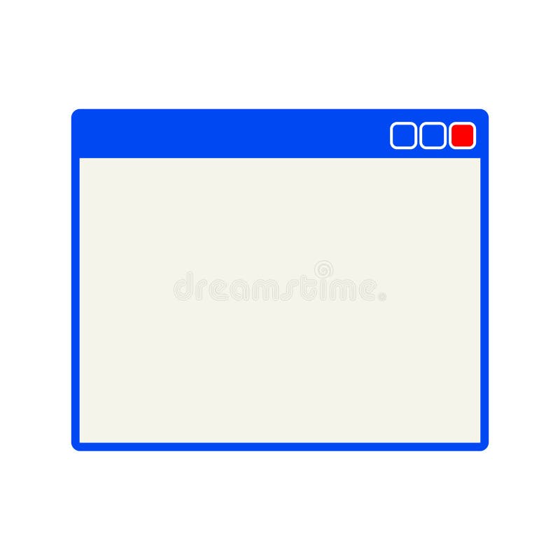 Template with windows stock vector. Illustration of column - 61474760