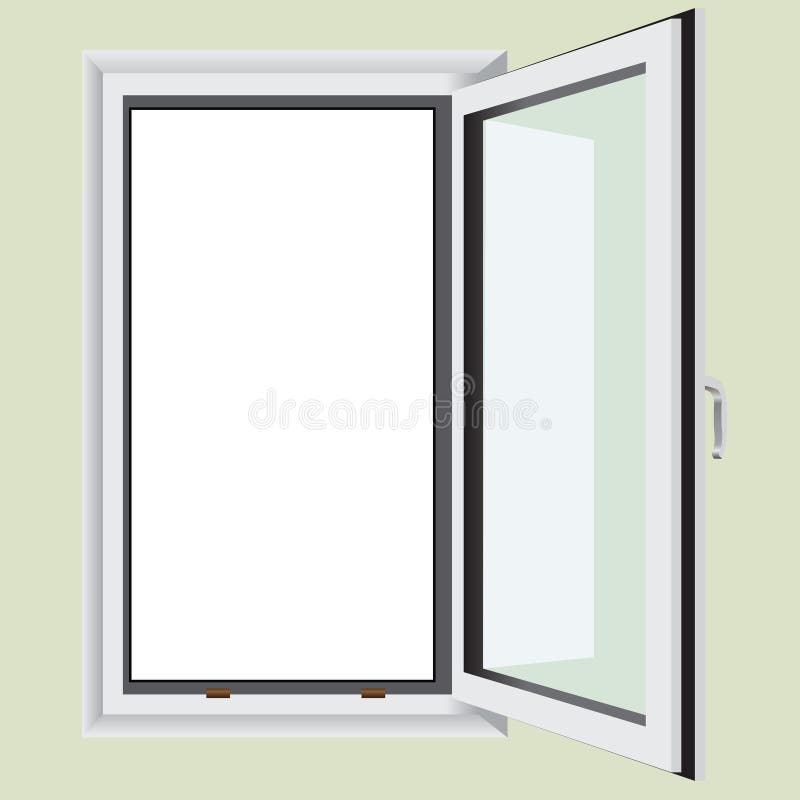 Window in the interior stock vector. Illustration of modern - 45519955