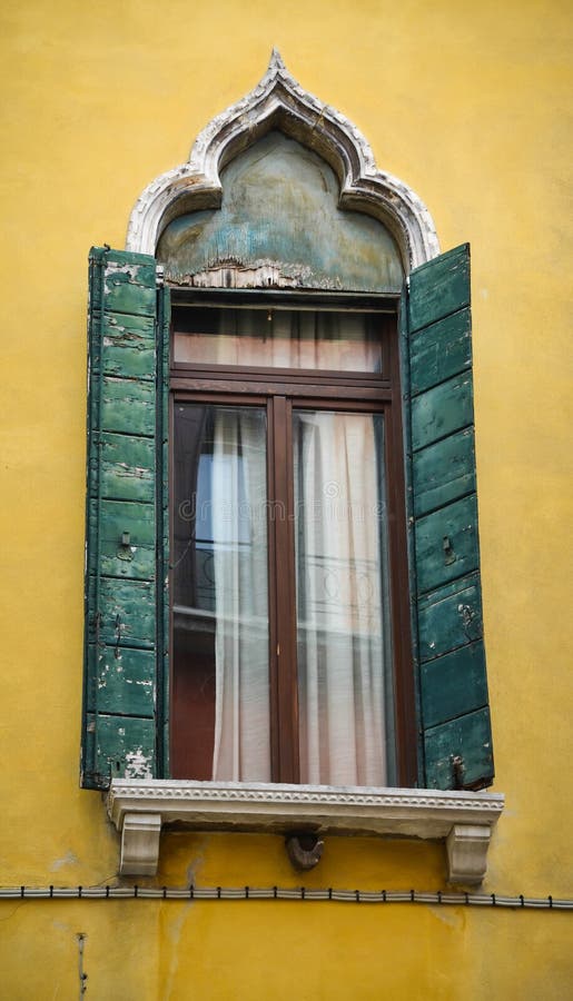 Window in italian style stock image. Image of building - 54607279