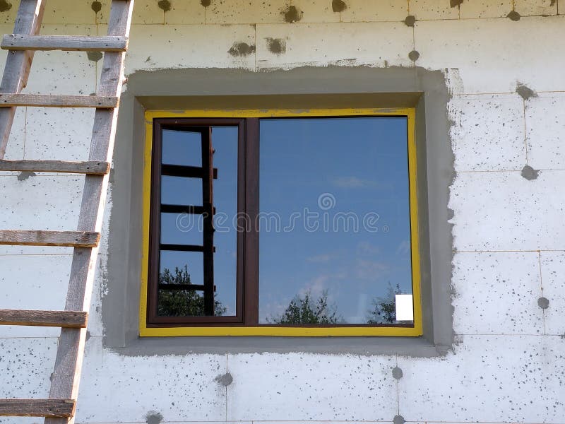 Window and ladder stock image. Image of details, home - 14604441