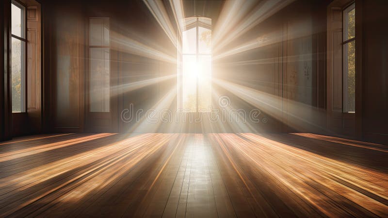 Window Light Beams on Transparent Background Stock Illustration ...