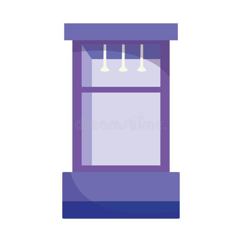 Window Light Frame Decoration Interior Home Isolated Icon Design Stock ...